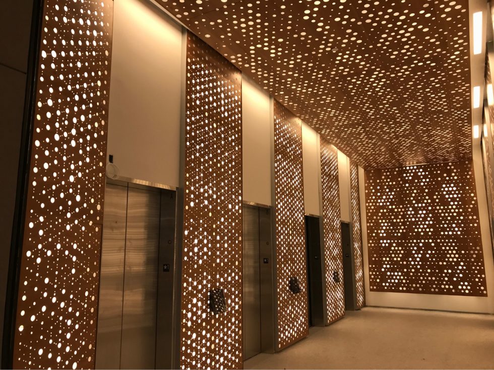 Anthem Technology Center: Office Lobby Design - Wood Ceilings